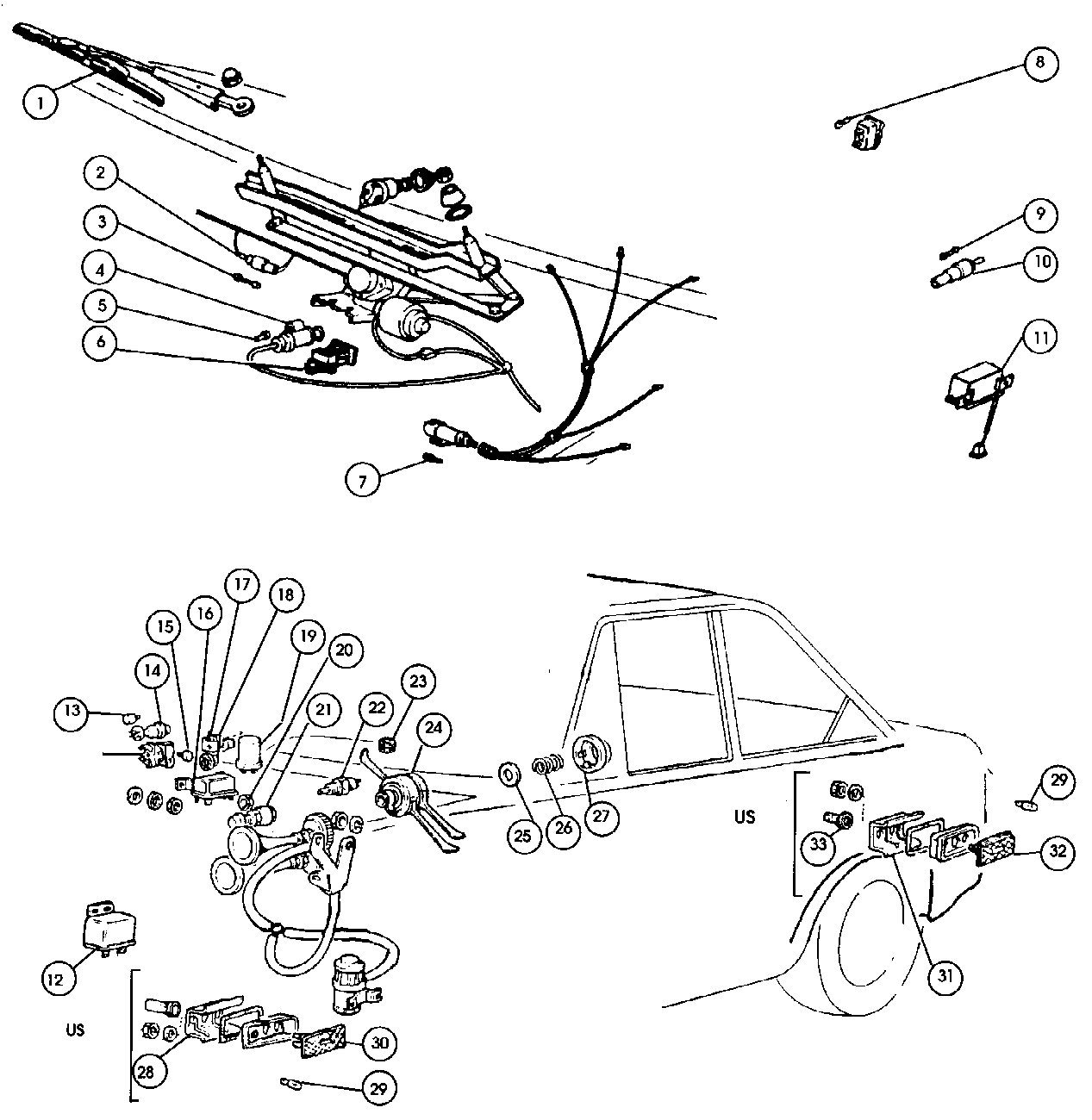 Fiat 124 Parts | Fiat 500 and Classic Abarth Specialists Middle Barton ...