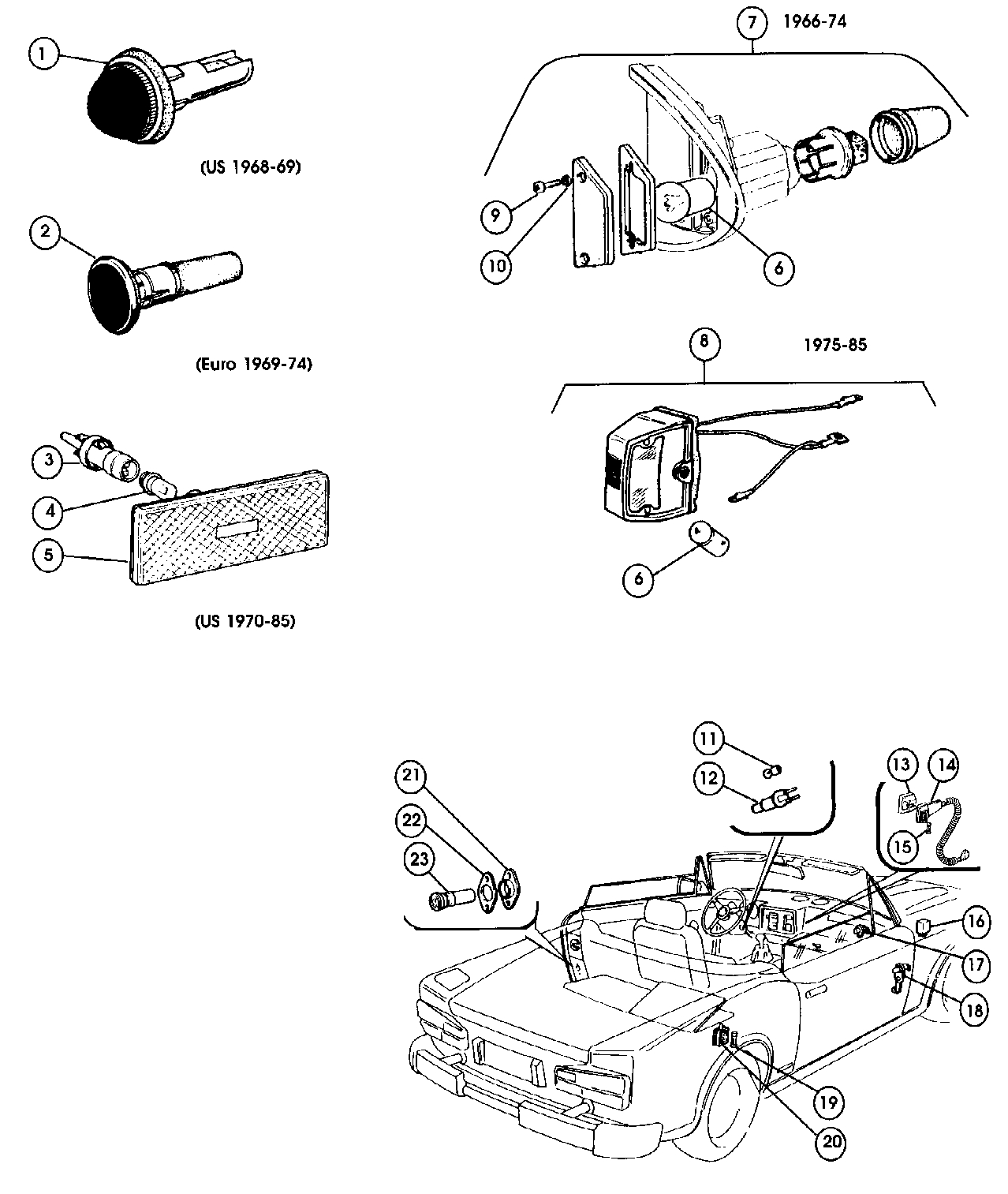 Fiat 124 Parts | Fiat 500 and Classic Abarth Specialists Middle Barton ...