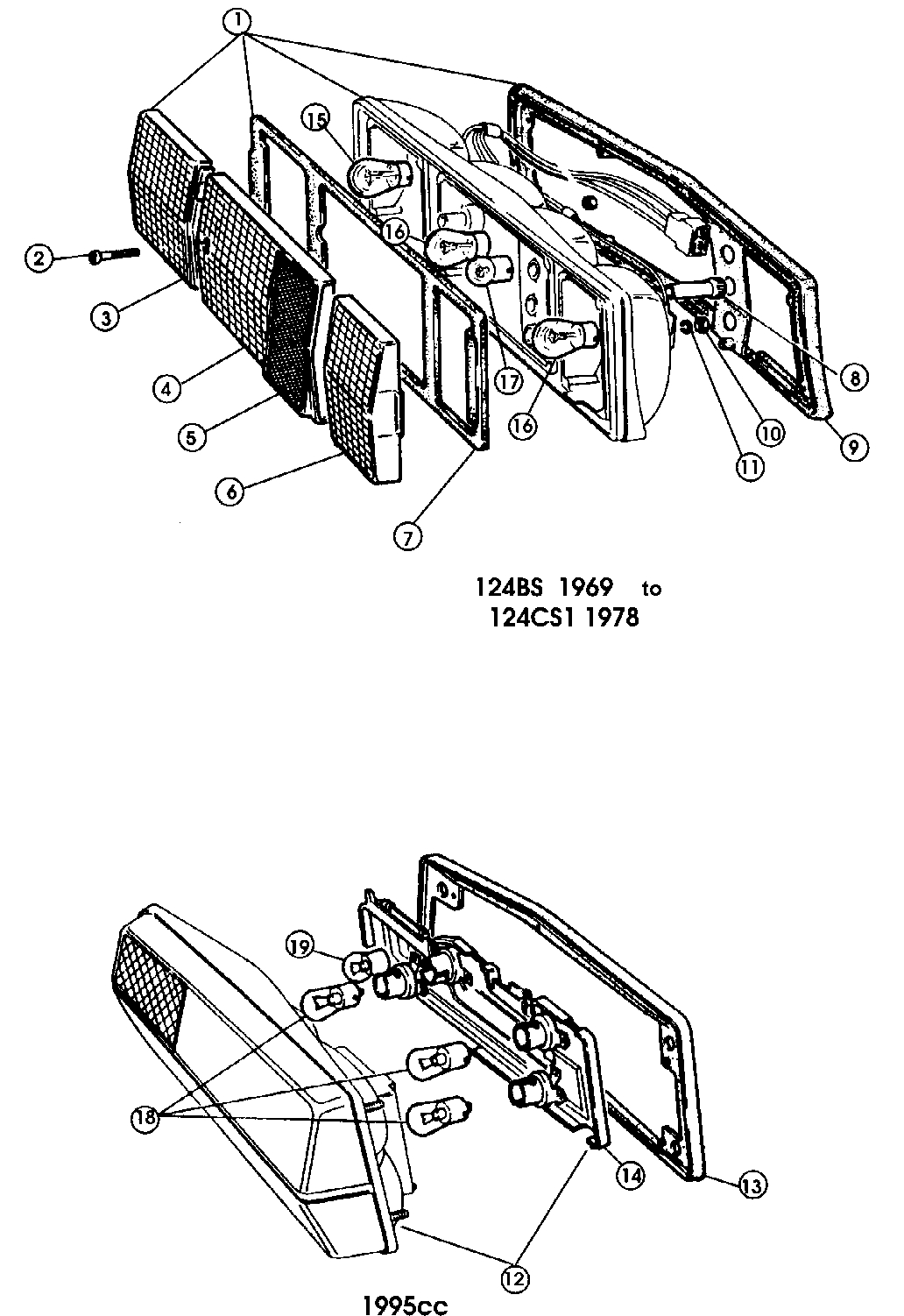 Fiat 124 Parts | Fiat 500 and Classic Abarth Specialists Middle Barton ...