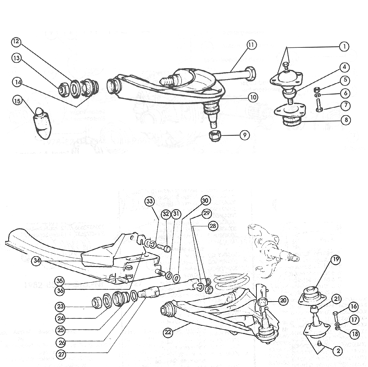 Fiat 124 Suspension, Front Suspension | Middle Barton Garage